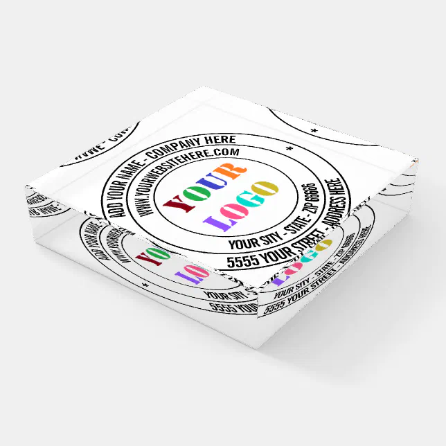 Create Your Own Branded Gift Paperweight Template | Zazzle