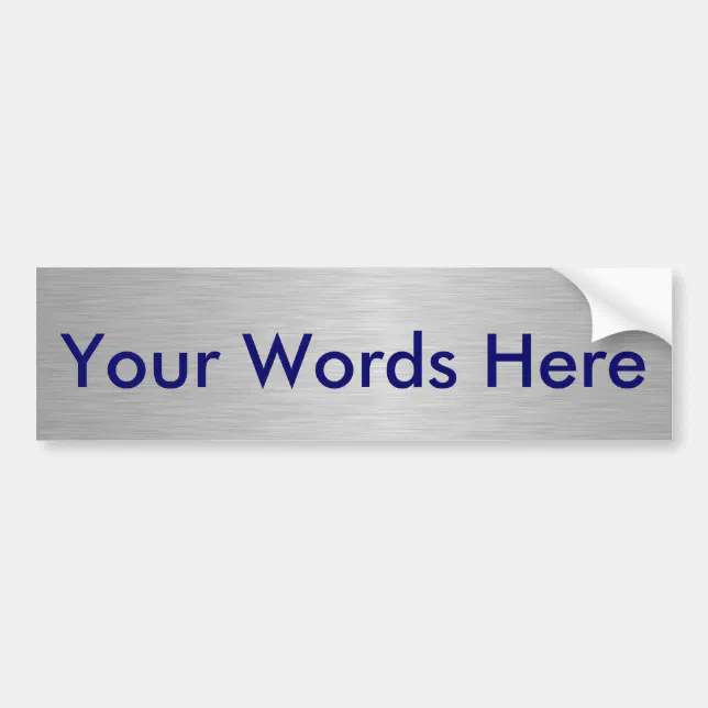 Create Your Own Bumper Sticker | Zazzle