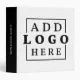 Create Your Own Business Logo Company Branded 3 Ring Binder | Zazzle