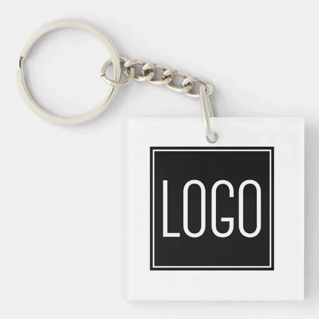 Create Your Own - Business Logo Keychain | Zazzle