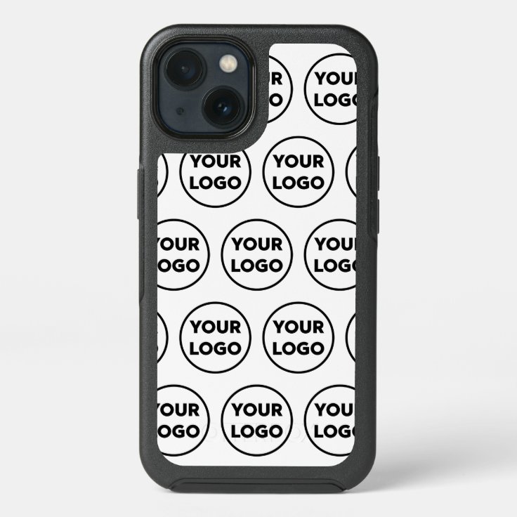 Create Your Own Business Logo Pattern OtterBox iPhone Case | Zazzle