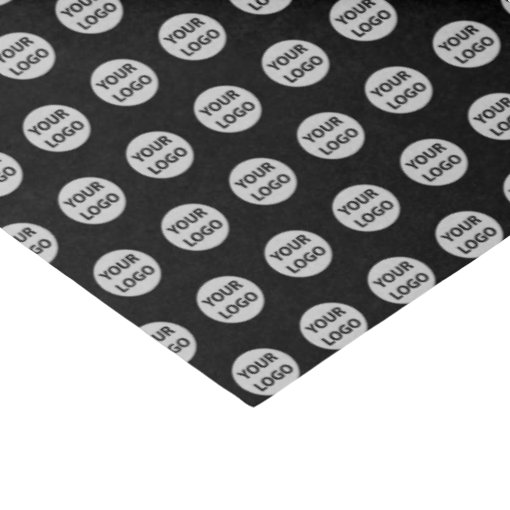 Create Your Own Business Logo Pattern Tissue Paper | Zazzle
