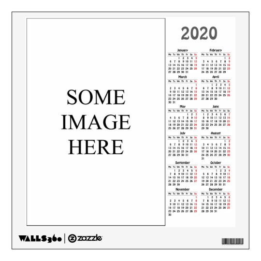 Create Your Own Calendar Wall Decal Zazzle