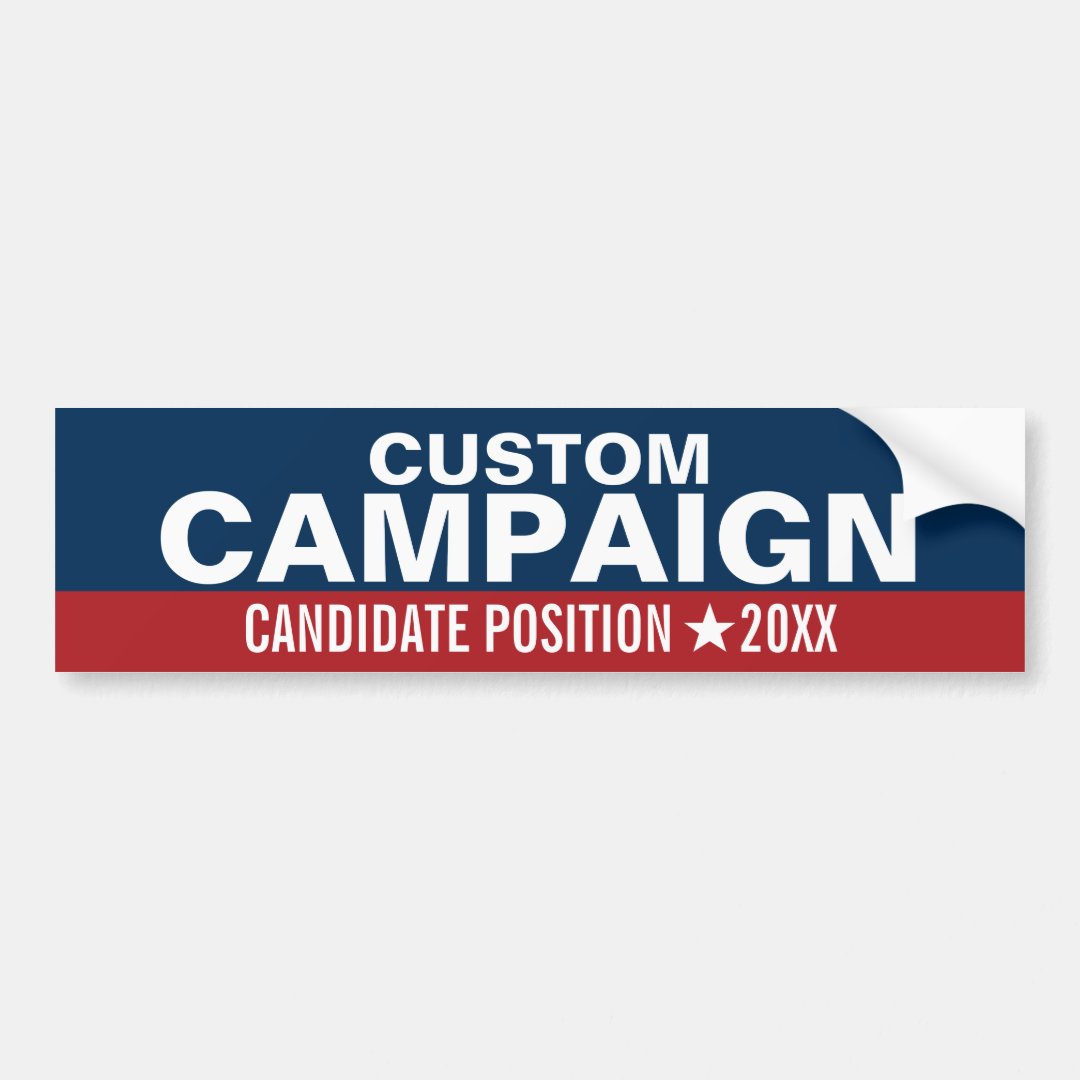 Create Your Own Campaign Gear Bumper Sticker | Zazzle