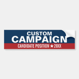 Create Your Own Campaign Gear Bumper Sticker | Zazzle