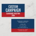 Create Your Own Campaign Gear Business Card | Zazzle