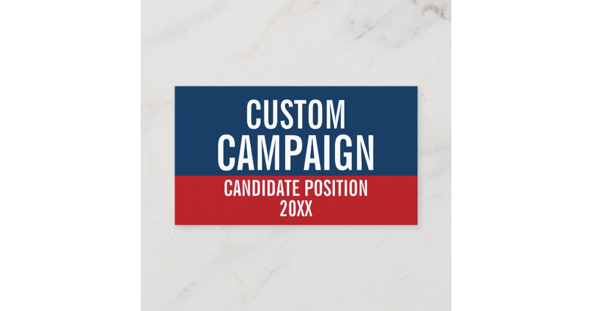 Create Your Own Campaign Gear Business Card | Zazzle