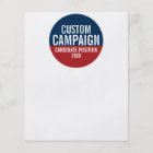 Create a Campaign Template Flyer | Zazzle.com
