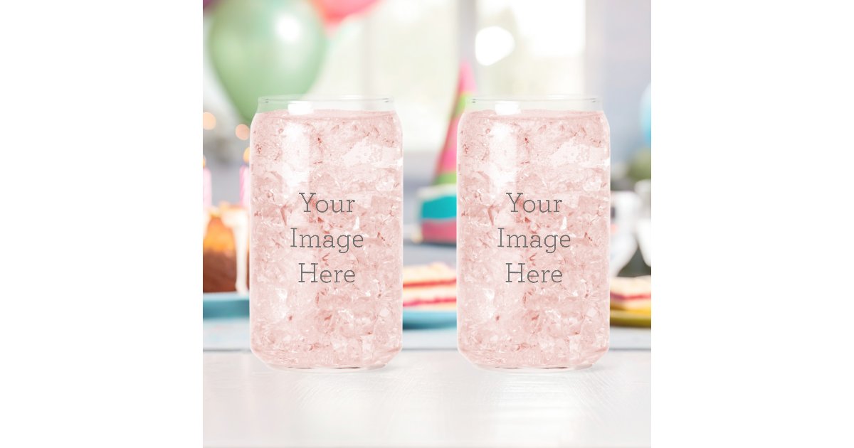Create Your Own Can Glass Sets | Zazzle