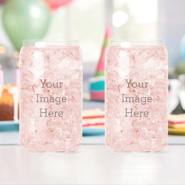 Create Your Own Can Glass Sets | Zazzle