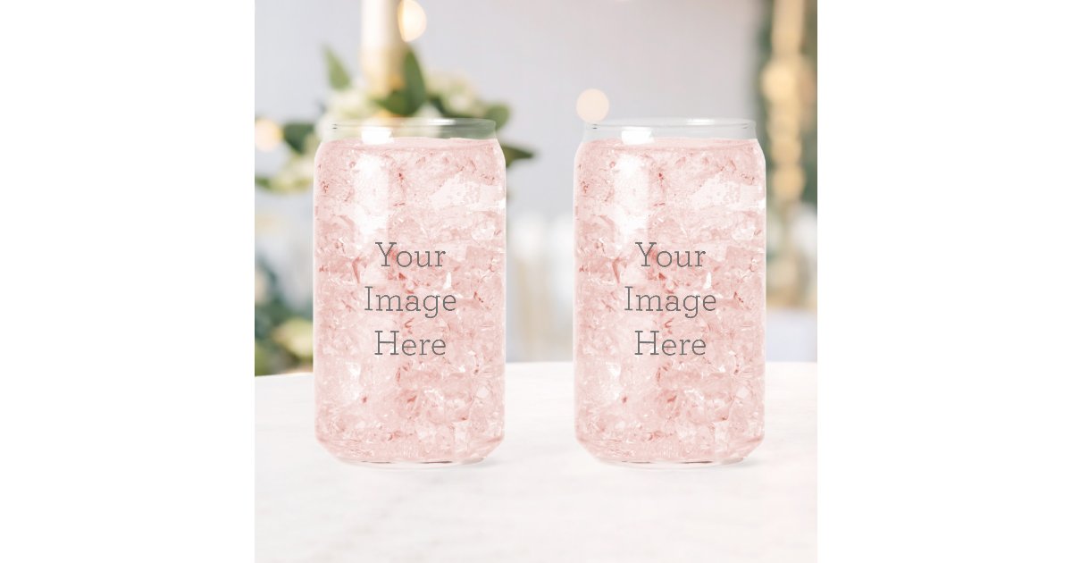 Create Your Own Can Glass Sets | Zazzle