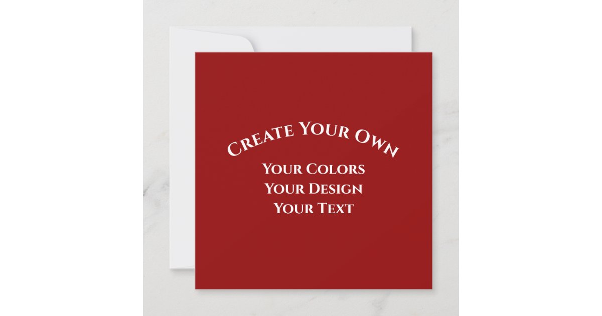 Create Your Own Card | Zazzle