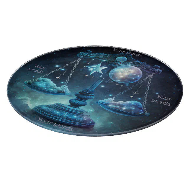 Create Your Own Celestial Libra Glass Altar Board | Zazzle