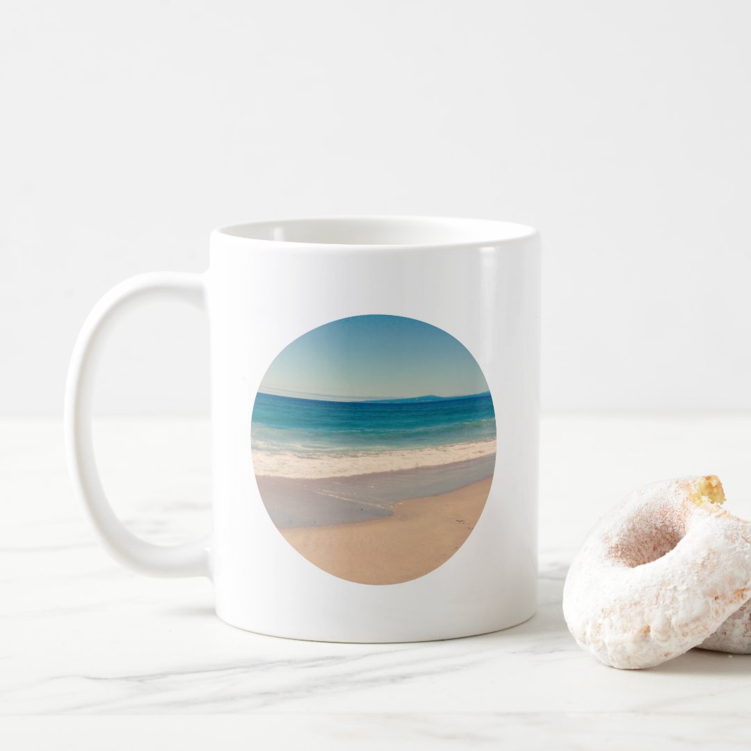 Create Your Own Circle Photo Coffee Mug | Zazzle