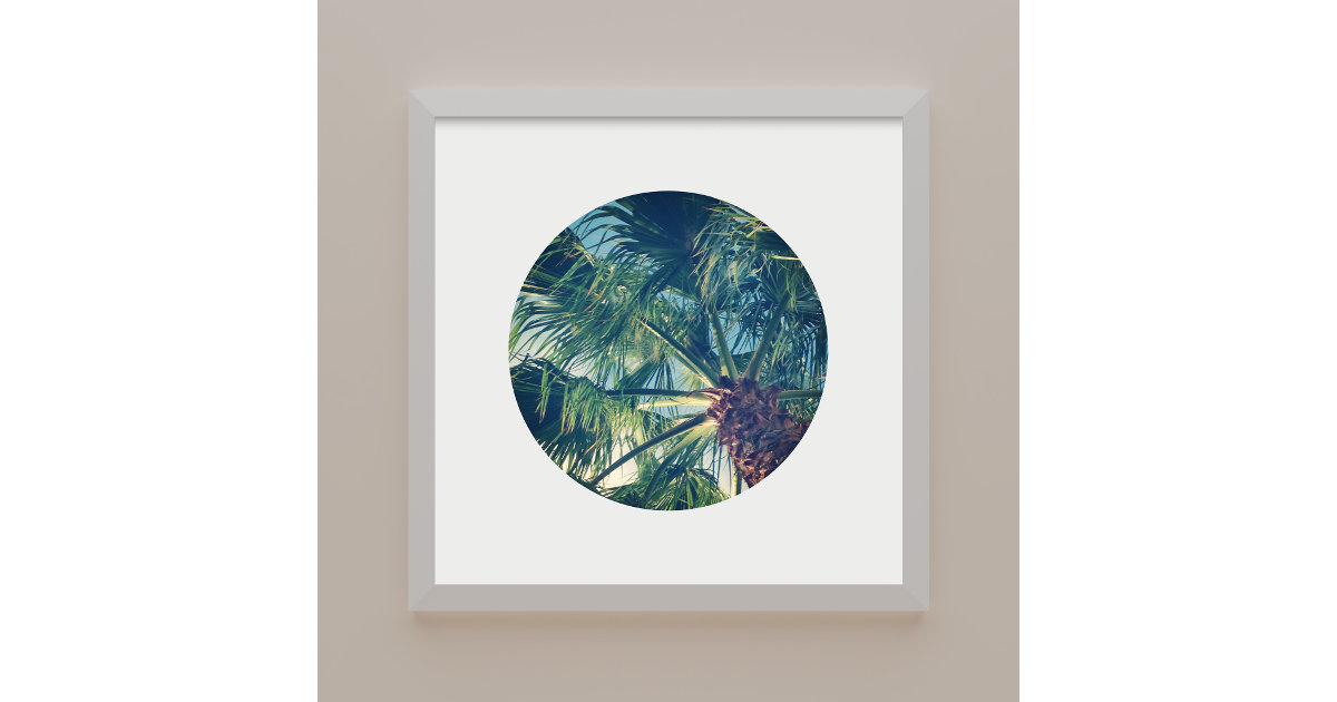 Create Your Own Circle Shape Photo Poster | Zazzle