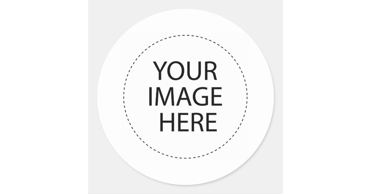 Create Your Own Classic Round Sticker | Zazzle Create Your Own Classic Round Sticker | Zazzle