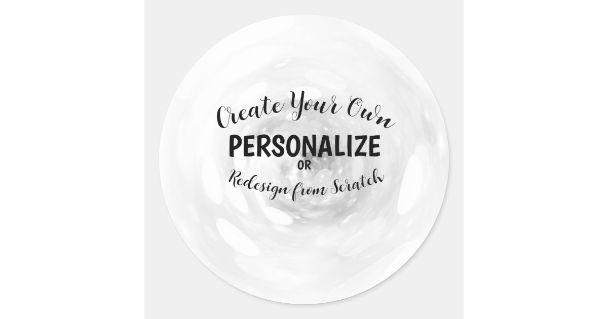 Create Your Own Classic Round Sticker | Zazzle Create Your Own Classic Round Sticker | Zazzle