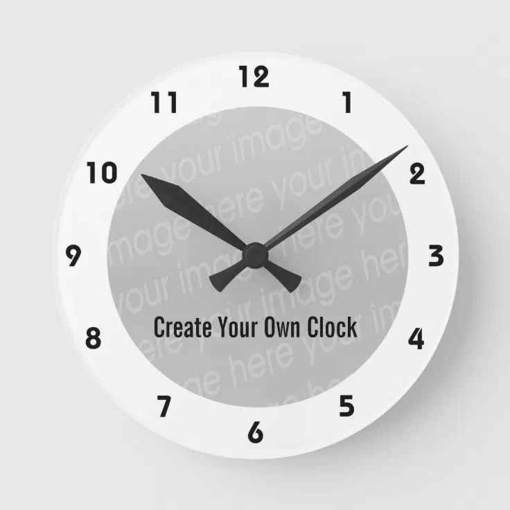 Create Your Own Clock - Style 10 | Zazzle