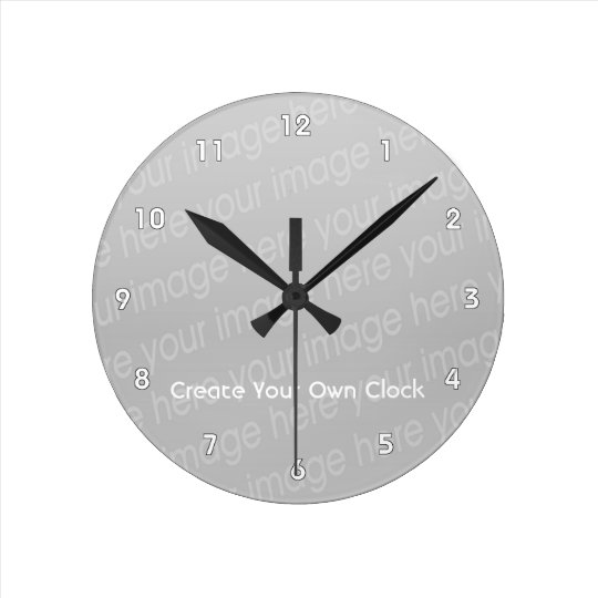 Create Your Own Clock - Style 2 | Zazzle.com