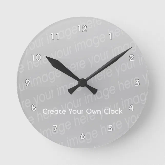 Create Your Own Clock - Style 2 | Zazzle