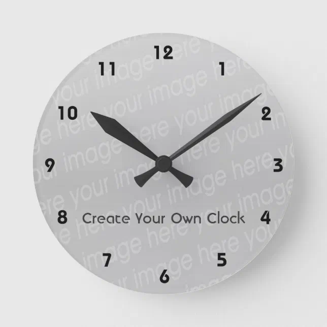 Create Your Own Clock - Style 3 | Zazzle
