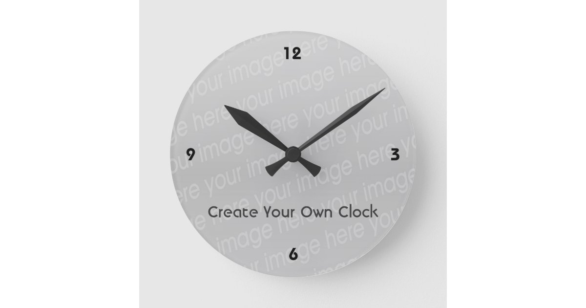 Create Your Own Clock - Style 4 | Zazzle