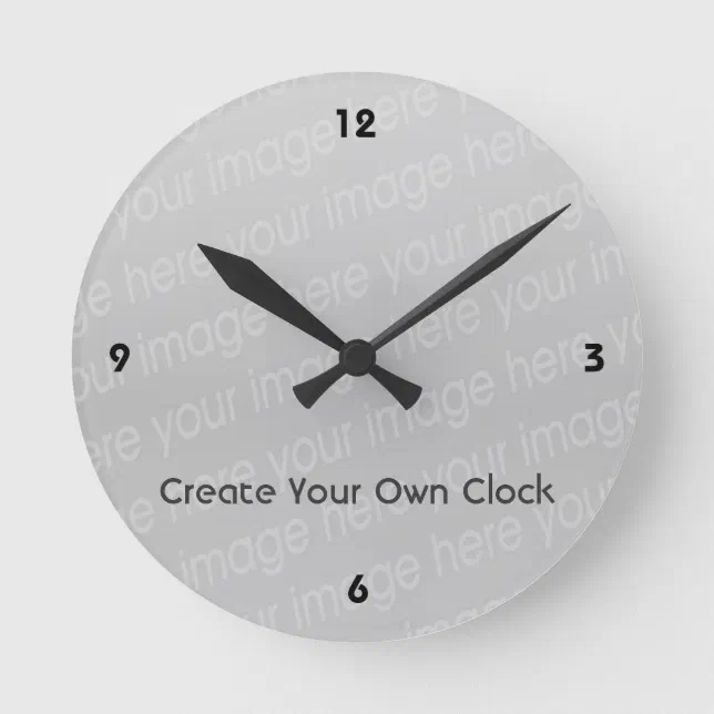 Create Your Own Clock - Style 4 | Zazzle