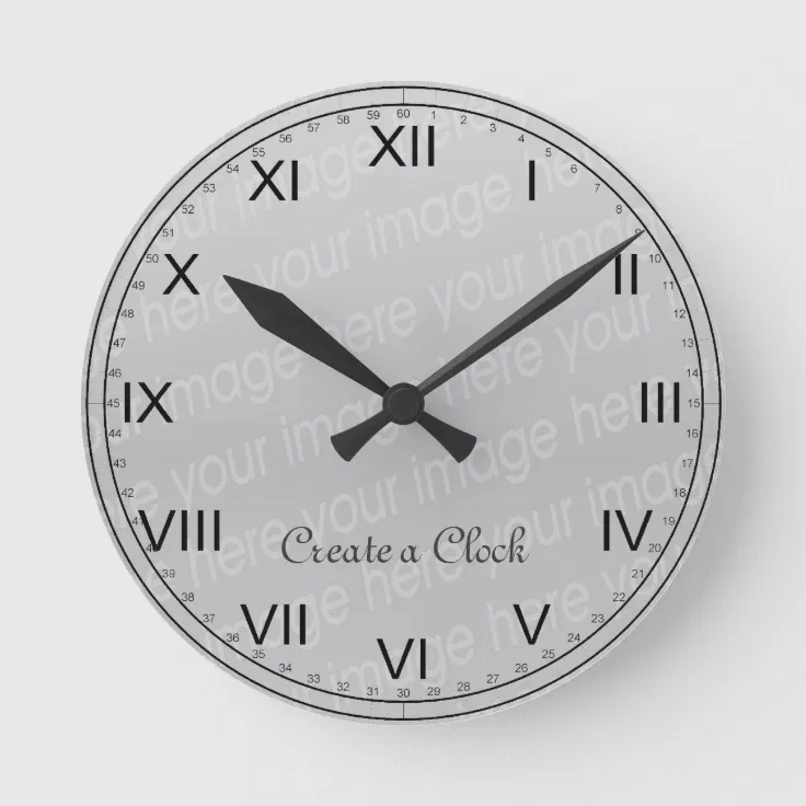 Create Your Own Clock - Style 6 | Zazzle