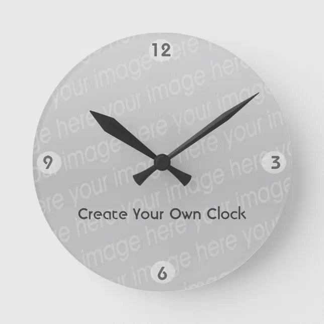 Create Your Own Clock - Style 7 | Zazzle