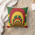 Create Your Own Colorful Rasta Colors Home Décor Throw Pillow | Zazzle