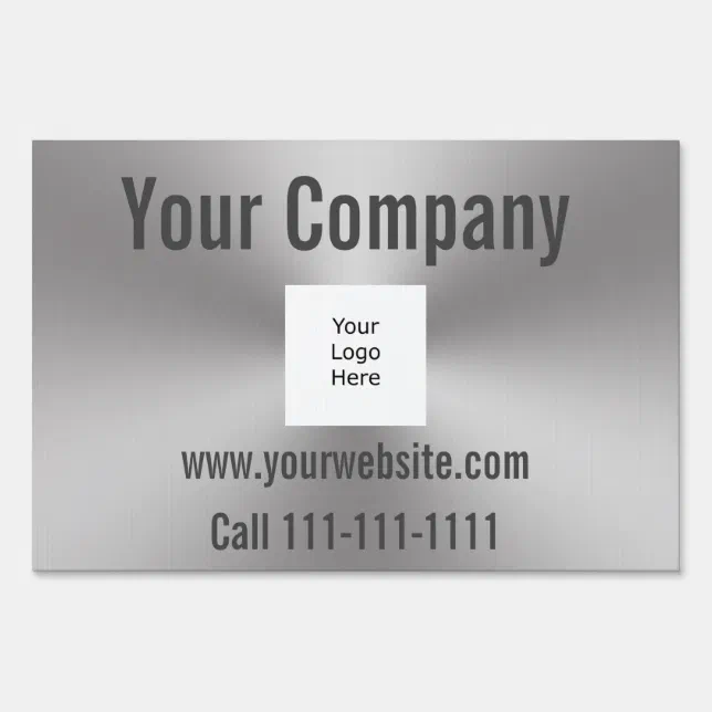 Create Your Own Company Ad Sign | Zazzle