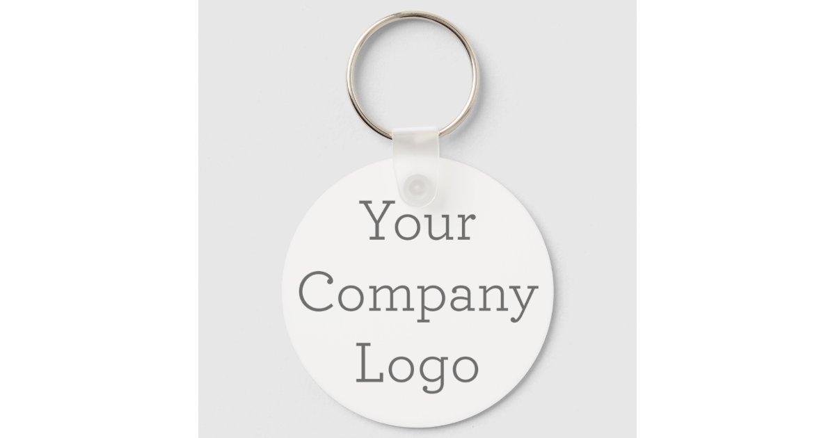 Create Your Own Company Logo Keychain | Zazzle