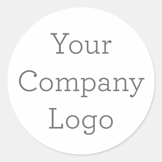 Create Your Own Company Logo Sticker | Zazzle