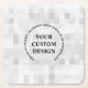 Create Your Own Completely Custom Square Paper Coaster | Zazzle