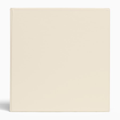 Create Your Own Cream Color 3 Ring Binder | Zazzle