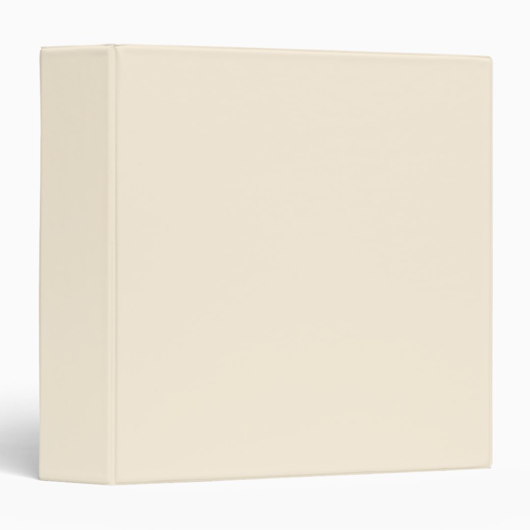Create Your Own Cream Color 3 Ring Binder | Zazzle