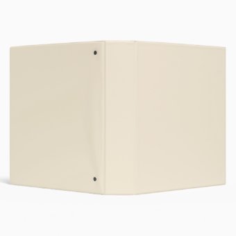Create Your Own Cream Color 3 Ring Binder | Zazzle