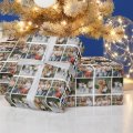 Create Your Own Custom 4 Photo Grid Wrapping Paper | Zazzle