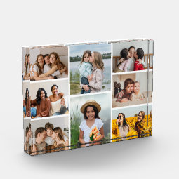 Create Your Own Custom 8 Photo Collage Photo Block | Zazzle