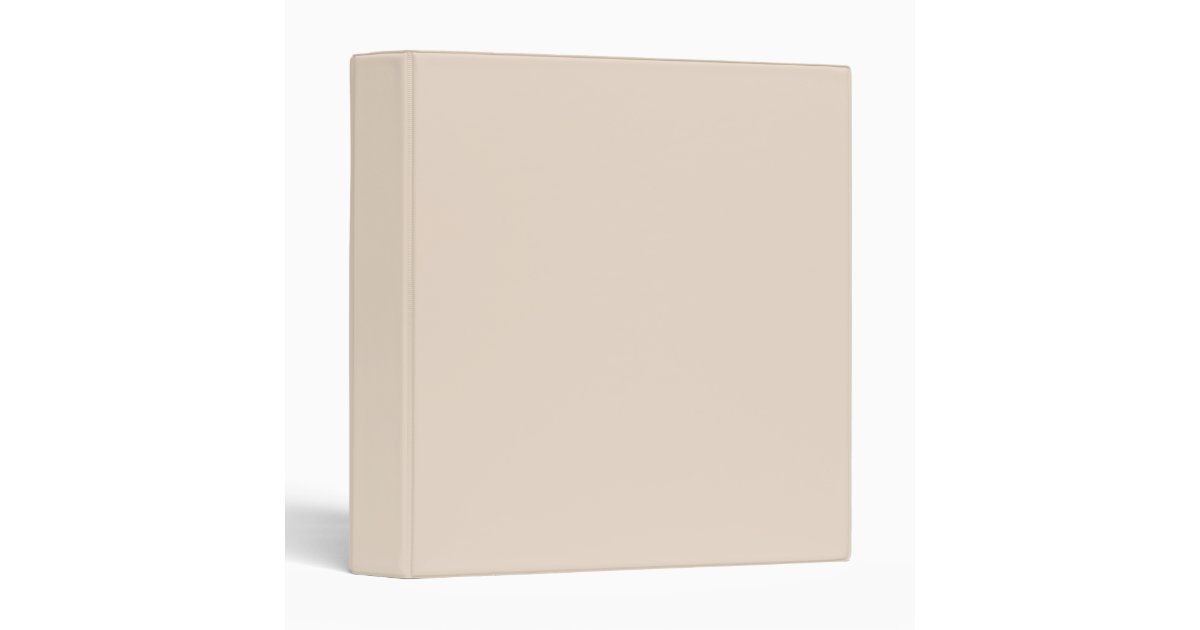 Create Your Own Custom Almond Beige Binder | Zazzle