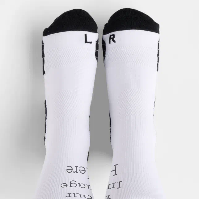 Create Your Own Custom Athletic Crew Sock | Zazzle