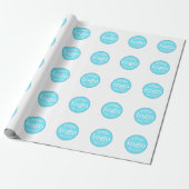 Create Your Own Custom Business Company Event Logo Wrapping Paper | Zazzle