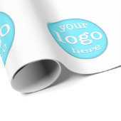 Create Your Own Custom Business Company Event Logo Wrapping Paper | Zazzle