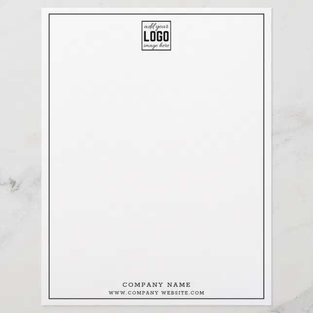 Create Your Own Custom Business Logo Professional Letterhead | Zazzle