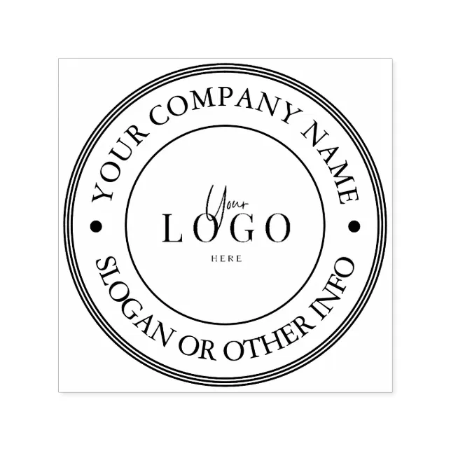 Create Your Own Custom Business Logo Self-inking Stamp | Zazzle