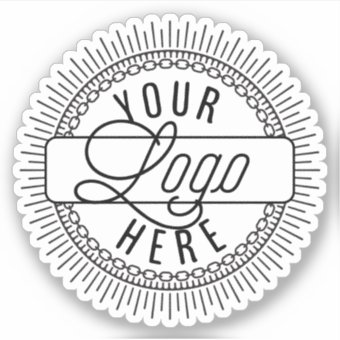 Create Your Own Custom Business Logo Sticker | Zazzle