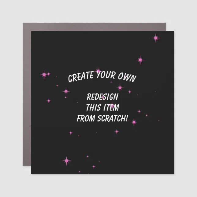 Create Your Own Custom Car Magnet | Zazzle