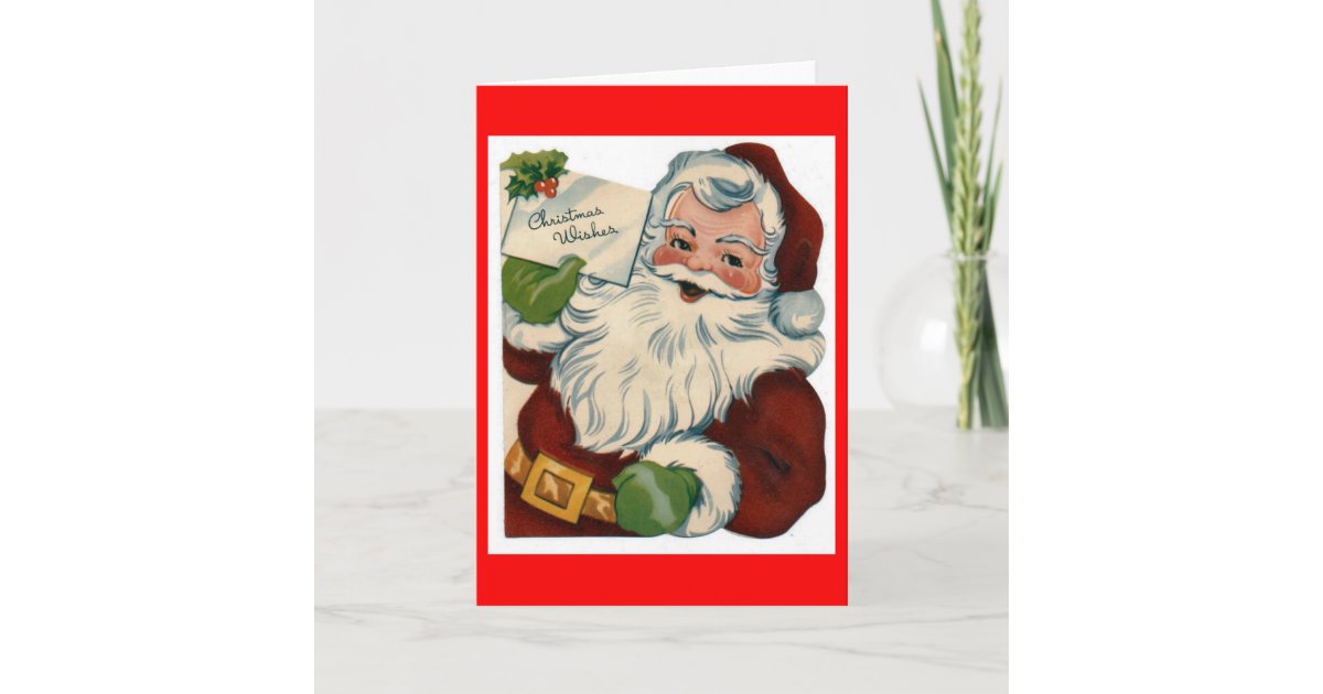 Create Your Own Custom Christmas Card Santa | Zazzle