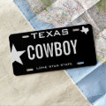 Create Your Own Custom Cowboy License Plate | Zazzle