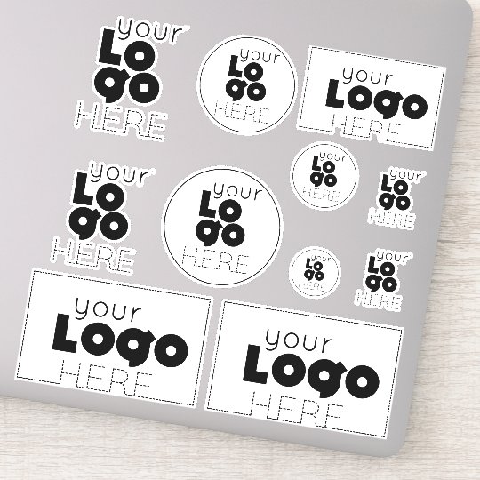 Create Your Own Custom Cut Business Logo Stickers | Zazzle.com